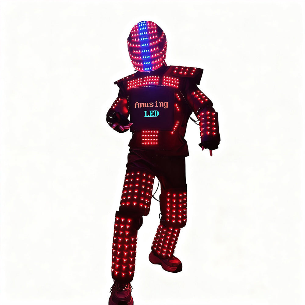 LED Light-Up Armor Costume - Stage Performance Nightclub Atmosphere Pr