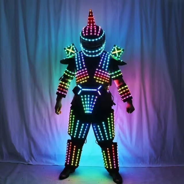 Full Color LED Robot Suit Stage Dance Costume