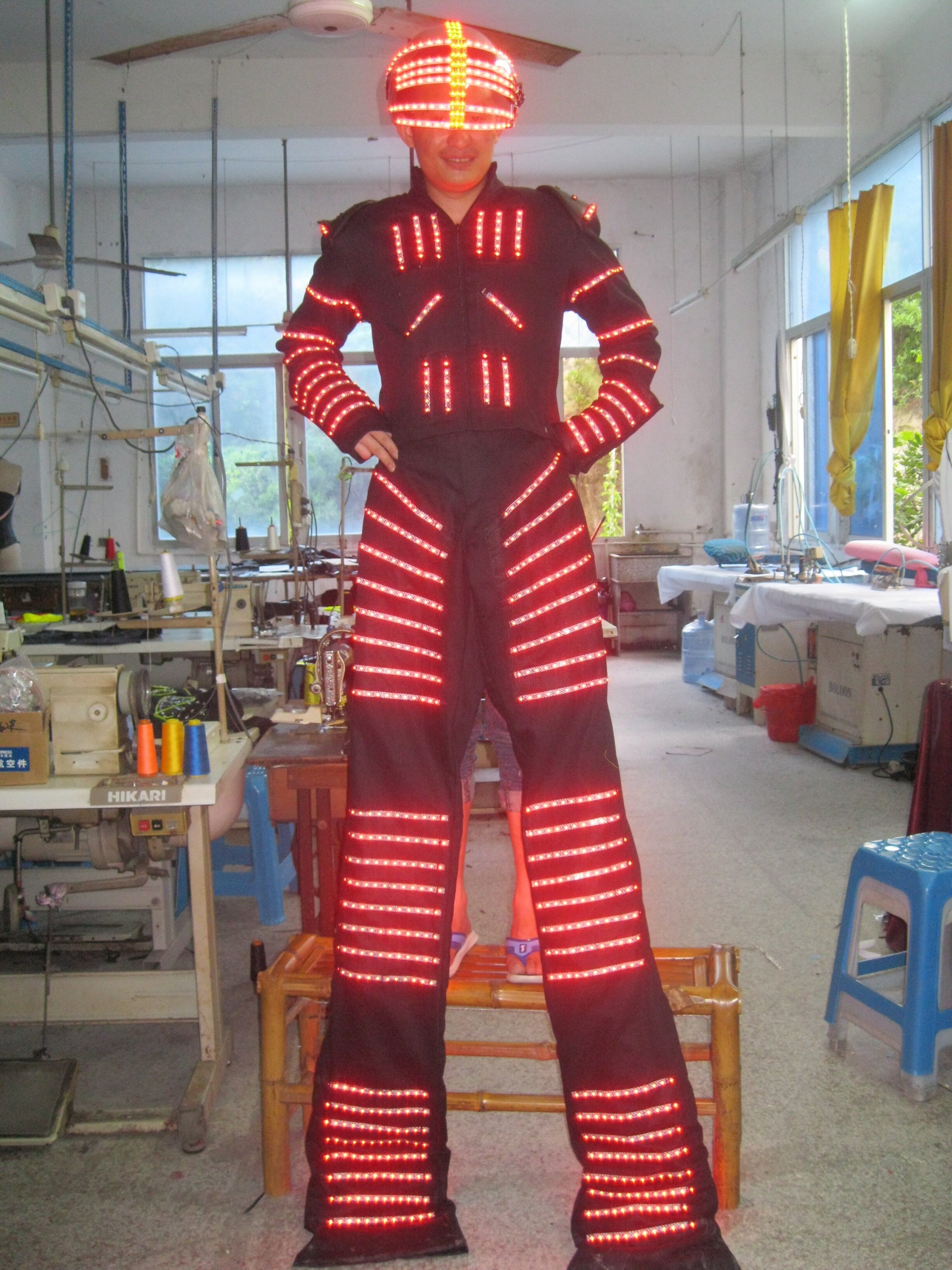 LED Robot / LED Costume / David Guetta robot suit / LED robot suit / R ...