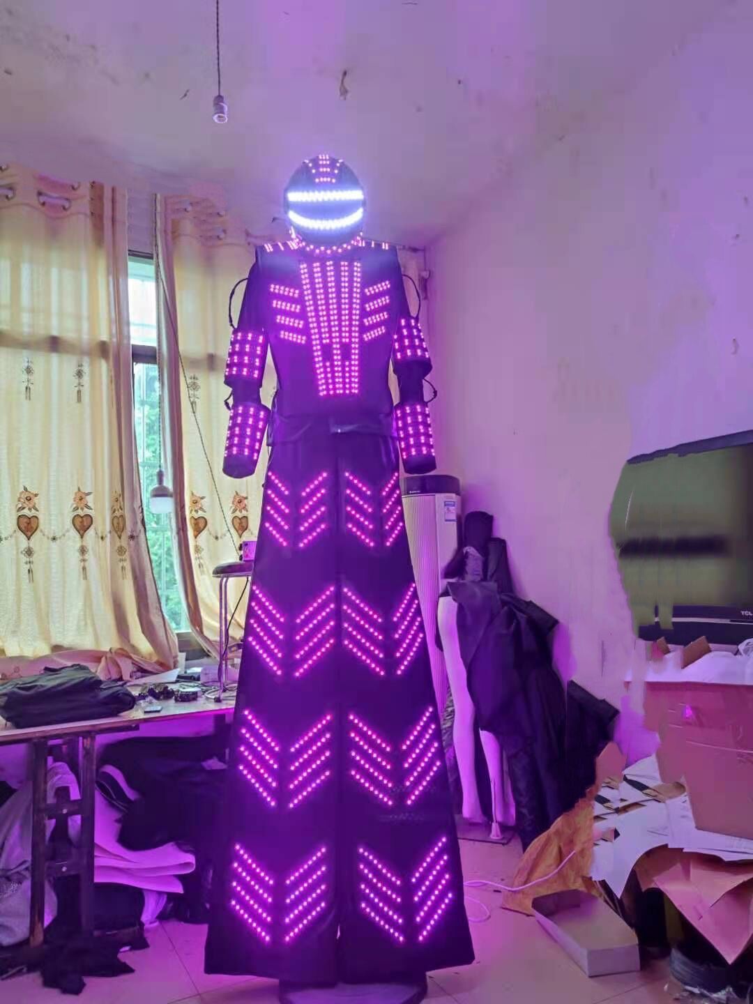 2021 New LED Robot Suit Light Up Stilt Walker – gracecolorlife